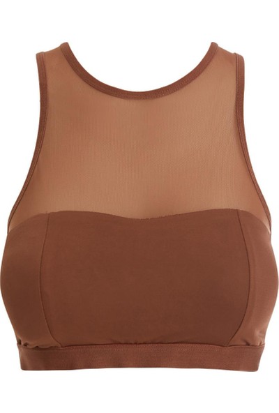 Defacto Halter Yaka Tül Detaylı Sporcu Sütyen S8727AZ21SP