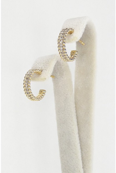 Elif Takı Zirkon Taşlı Küpe