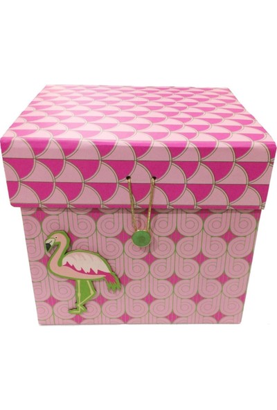 Gıpta Küçük Boy Hediyelik Kutu Flamingo Figürlü