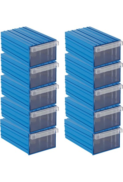 Sembol 140 Plastik Çekmeceli Kutu 10'lu