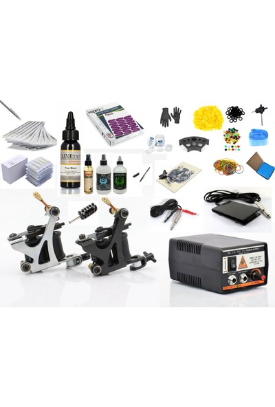 Xline XL599 Iron Black 2 Makineli Tattoo Dövme Makinası Seti Xline XL599 Iron Black 2 Makineli Tattoo Dövme Makinası Seti