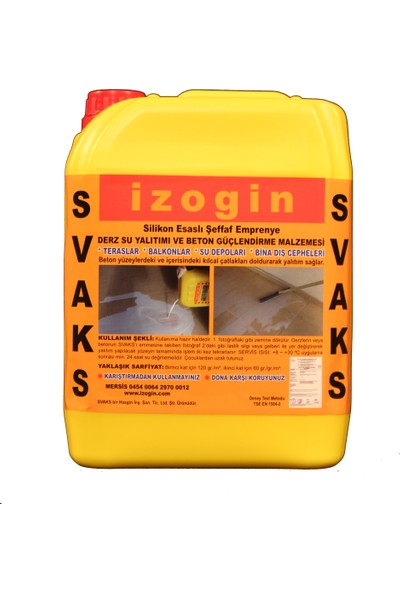 İzogin Svaks Fayans Üstü Su Yalıtım Malzemesi 5 kg