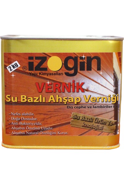 İzogin Su Bazlı Ahsap Vernigi 2 kg İzogin Su Bazlı Ahsap Vernigi 2 kg