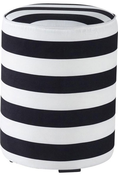 Miabella Home Kadife Yuvarlak Puf 10038