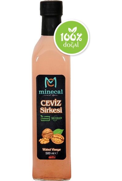 Minecal %100 Ev Yapımı Katkısız Ceviz Sirkesi 500ML Minecal %100 Ev Yapımı Katkısız Ceviz Sirkesi 500ML