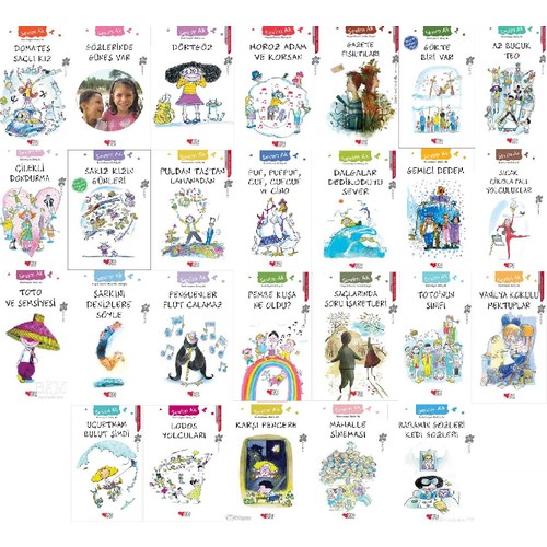 Sevim Ak 26 Kitap Set (Domates Saçlı Kız, Dörtgöz, Gökte Kitabı
