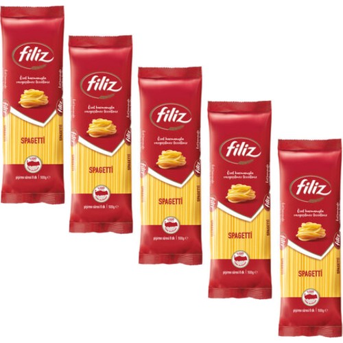 Filiz Spagetti Makarna 500 Gr. x 5 Li Fiyatı - Taksit Seçenekleri