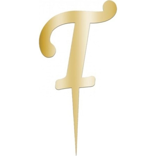 Organizasyon Pazarı Pleksi Harf T Gold 7 Cm Aynalı Pleksi Fiyatı