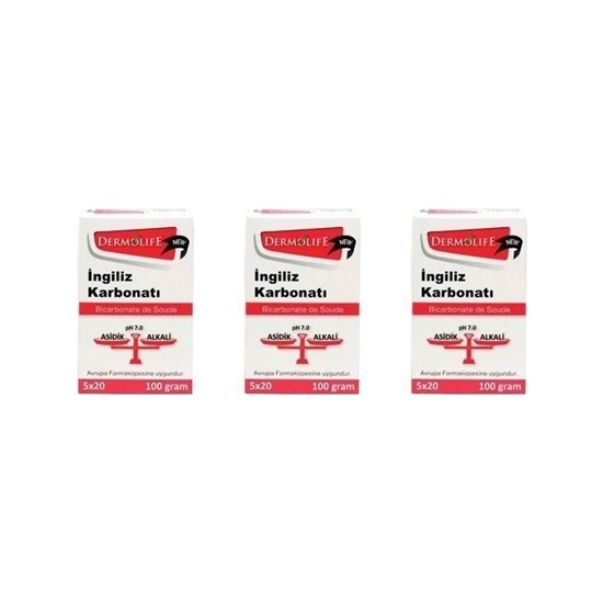 Dermolife Ingiliz Karbonatı 3 x 100 gr Fiyatı - Taksit Seçenekleri