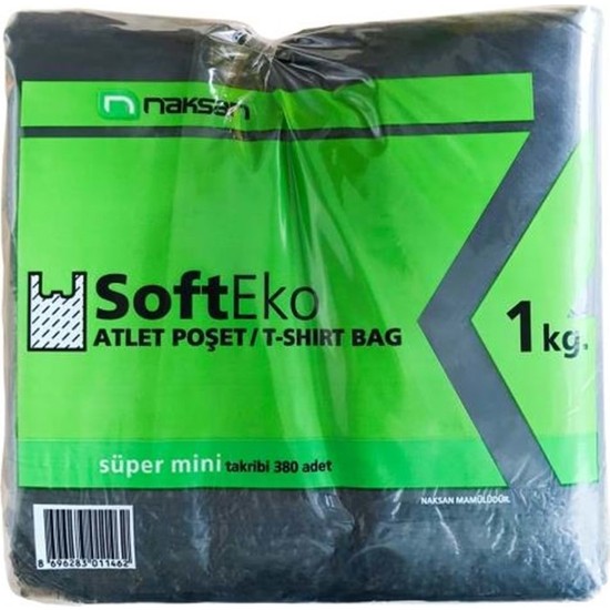 Naksan Atlet Poşet Siyah Süper Mini - 1 kg Fiyatı