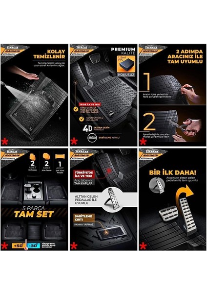 Team Car Fiat Egea Cross 2024 Model Stepneli 3D Bagaj Fiyatı