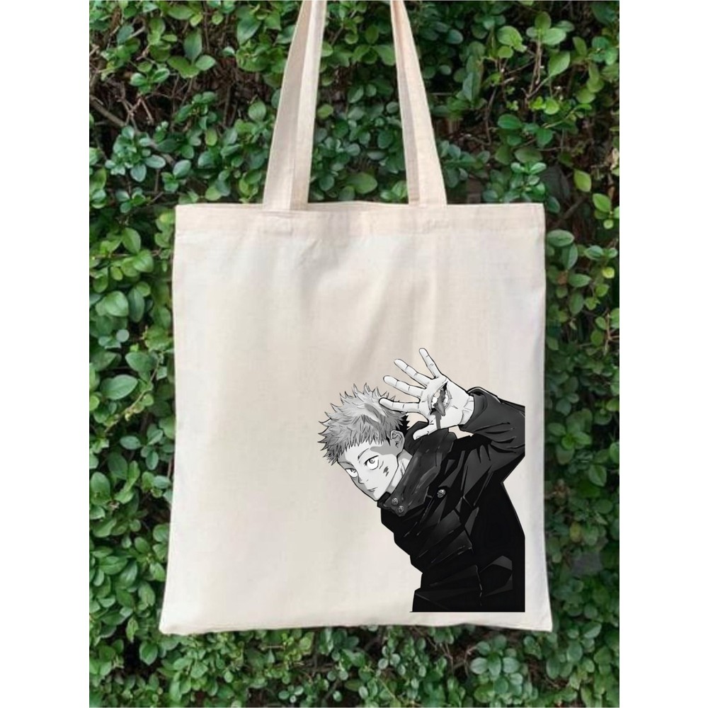 Cemira Yuji Itadori Jujutsu Kaisen Anime Ham Bez Tote Bag Fiyatı
