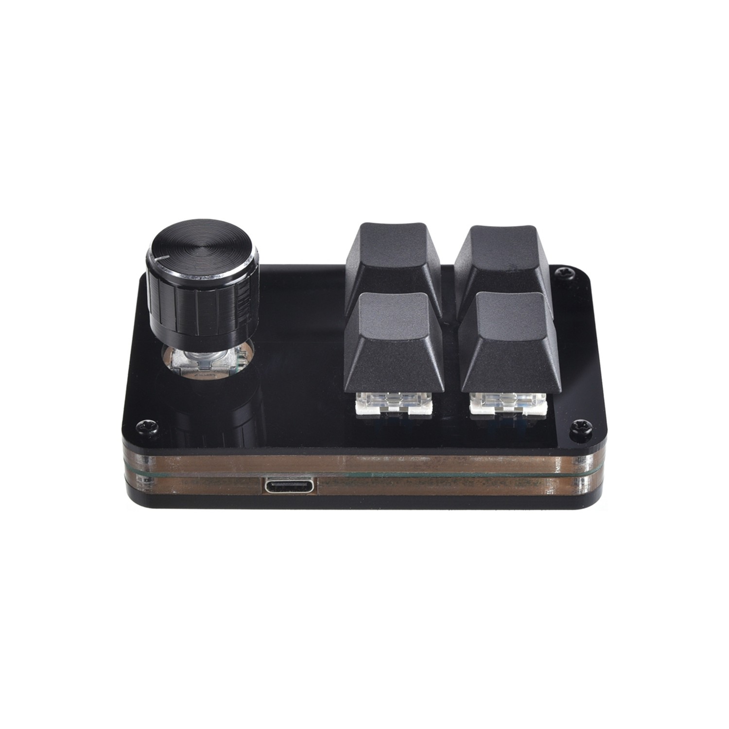 Humble USB Makro Özel Mini Klavye 4 Tuşlar 1 Topuz Fiyatı