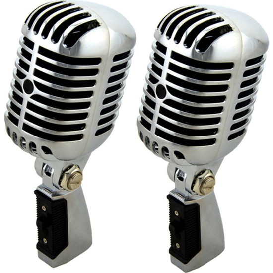 Sanning 2x Profesyonel Kablolu Vintage Klasik Mikrofon Fiyatı
