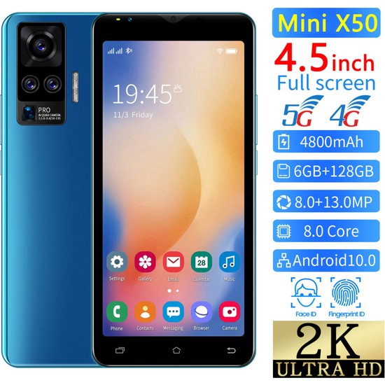 Humble Mini X50 4,5 Inç Akıllı Telefon 8 Çekirdekli 4g 6+128 Fiyatı