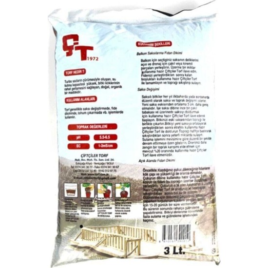 Serada Decor Plant Çok Amaçlı Bitki Toprağı (Çiftçiler Torf) Fiyatı