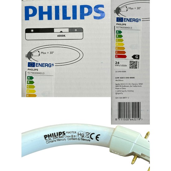 Philips Master Tl5 22W 840 4000K (Günışığı) 2GX13 Duylu Fiyatı