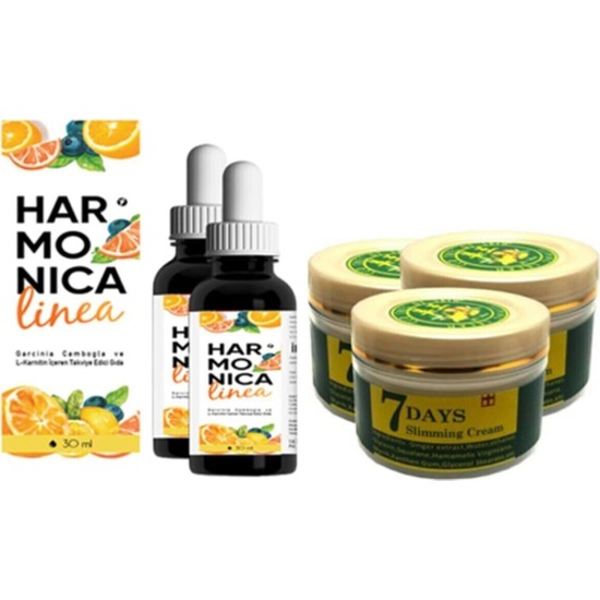 Harmonica Linea 30ML Damla 3 Ad + 7days Slimming Cream Fiyatı