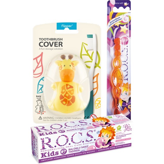 Rocs R.o.c.s. Kids 4-7 Yaş Komple Ağız Bakım Seti -Balon Fiyatı