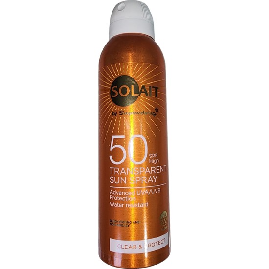 Solait Transparan Güneş Koruyucu Sprey Spf 50 150 ml 7225345 Fiyatı
