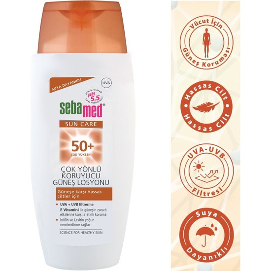 Sebamed Sun Care 50+ Güneş Losyonu 150 ml Yüz Güneş Kremi Fiyatı