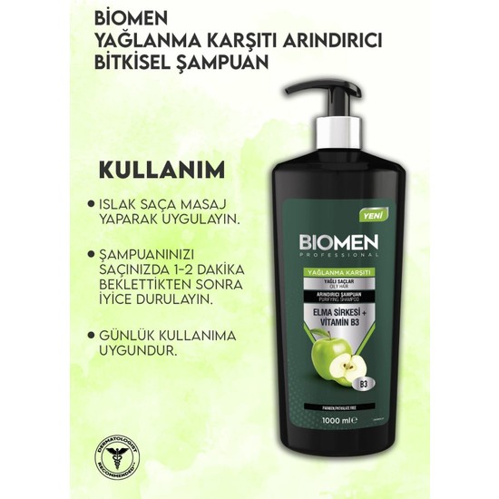 Biomen Professional Elma Sirkesi&vitamin B3 Yağlanma Fiyatı