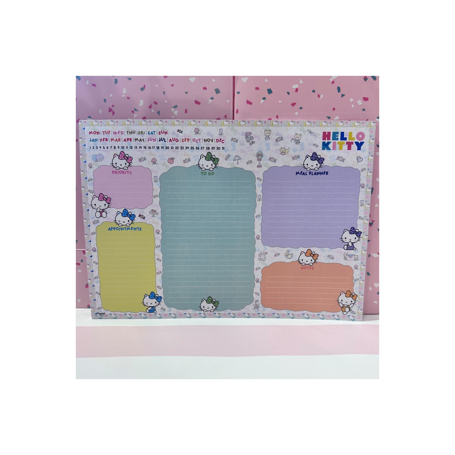 Tüftürük Hello Kitty 27.5 x 20 Renkli Planlayıcı Fiyatı