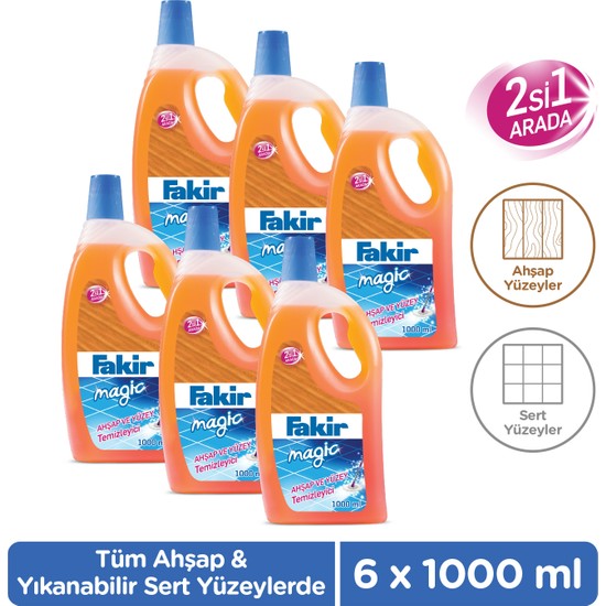 Fakir Magic 2'si 1 Arada Ahşap ve Sert Yüzey Temizleyici Fiyatı