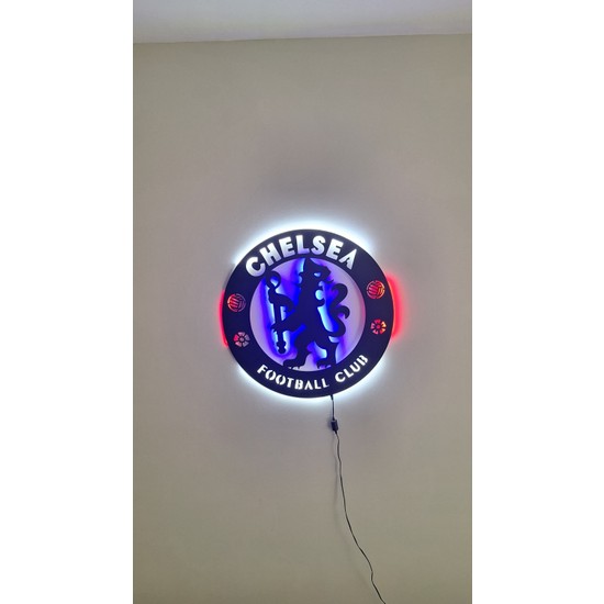 S.e.k Tasarım Chelsea LED Işıklı Logo , Tablo , Gece Lambası Fiyatı