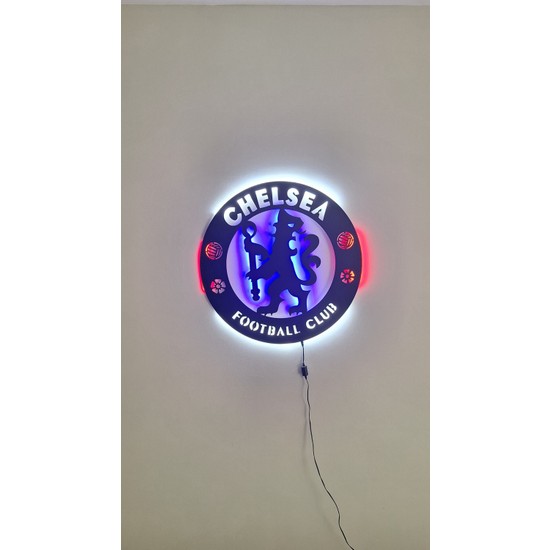 S.e.k Tasarım Chelsea LED Işıklı Logo , Tablo , Gece Lambası Fiyatı