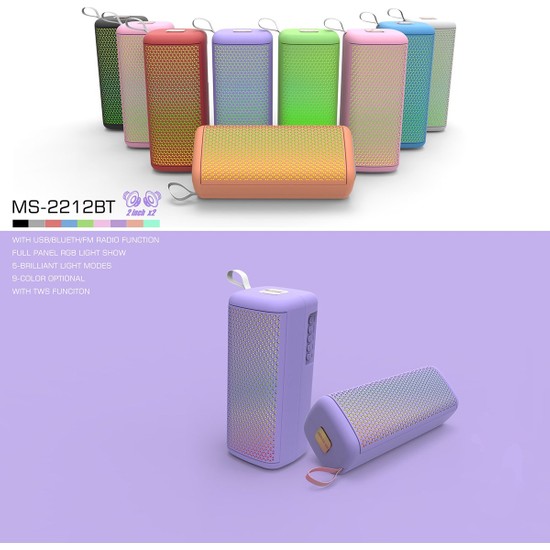 Newface MS-2212BT Kablosuz Hoparlör - Siyah 307104 Fiyatı