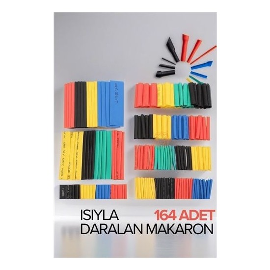 Transformacion 164 Adet Isıyla Daralan Makaron Kablo Fiyatı