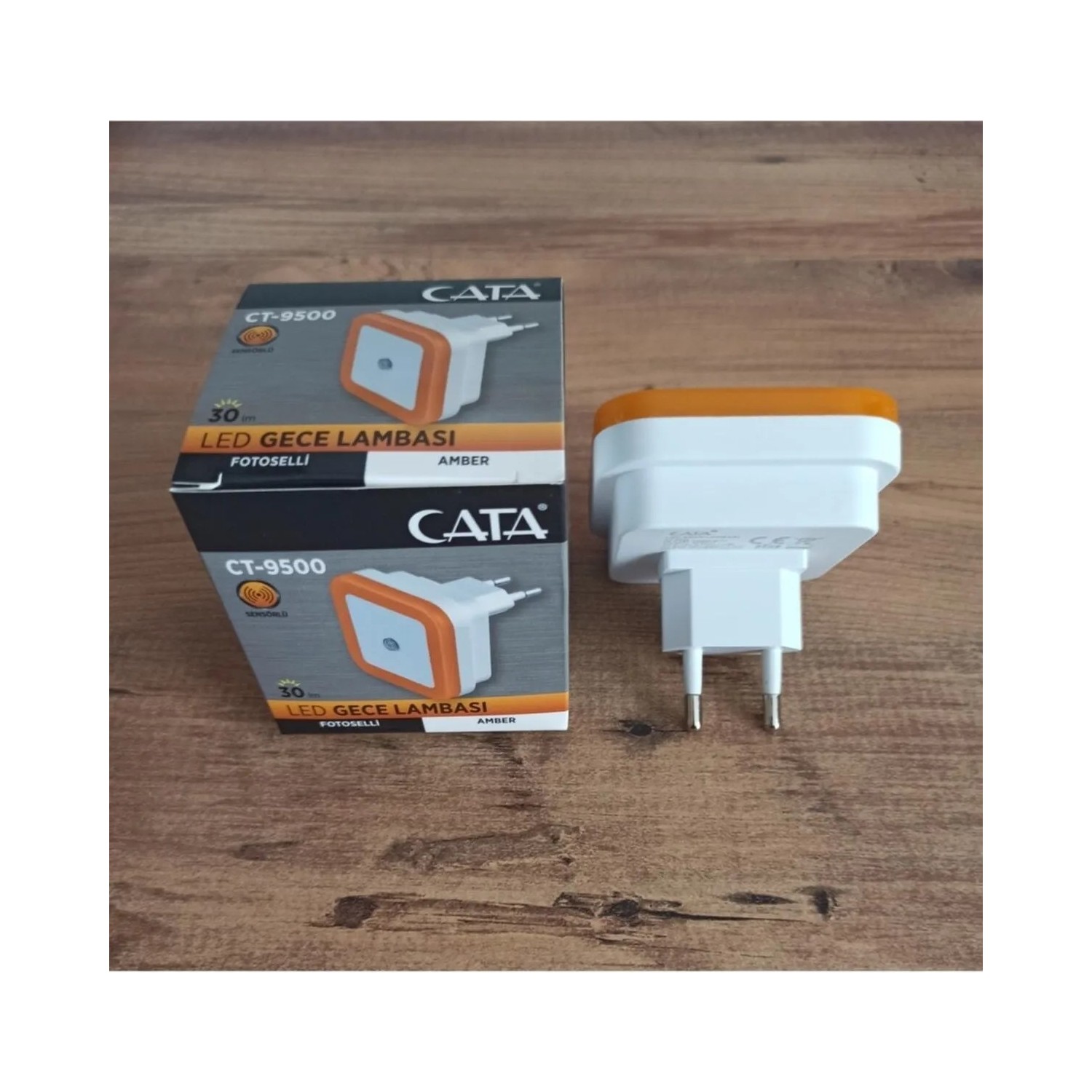 Vsn Cata Fotoselli Sensörlü Ledli Gece Lambası Amber 1W Fiyatı