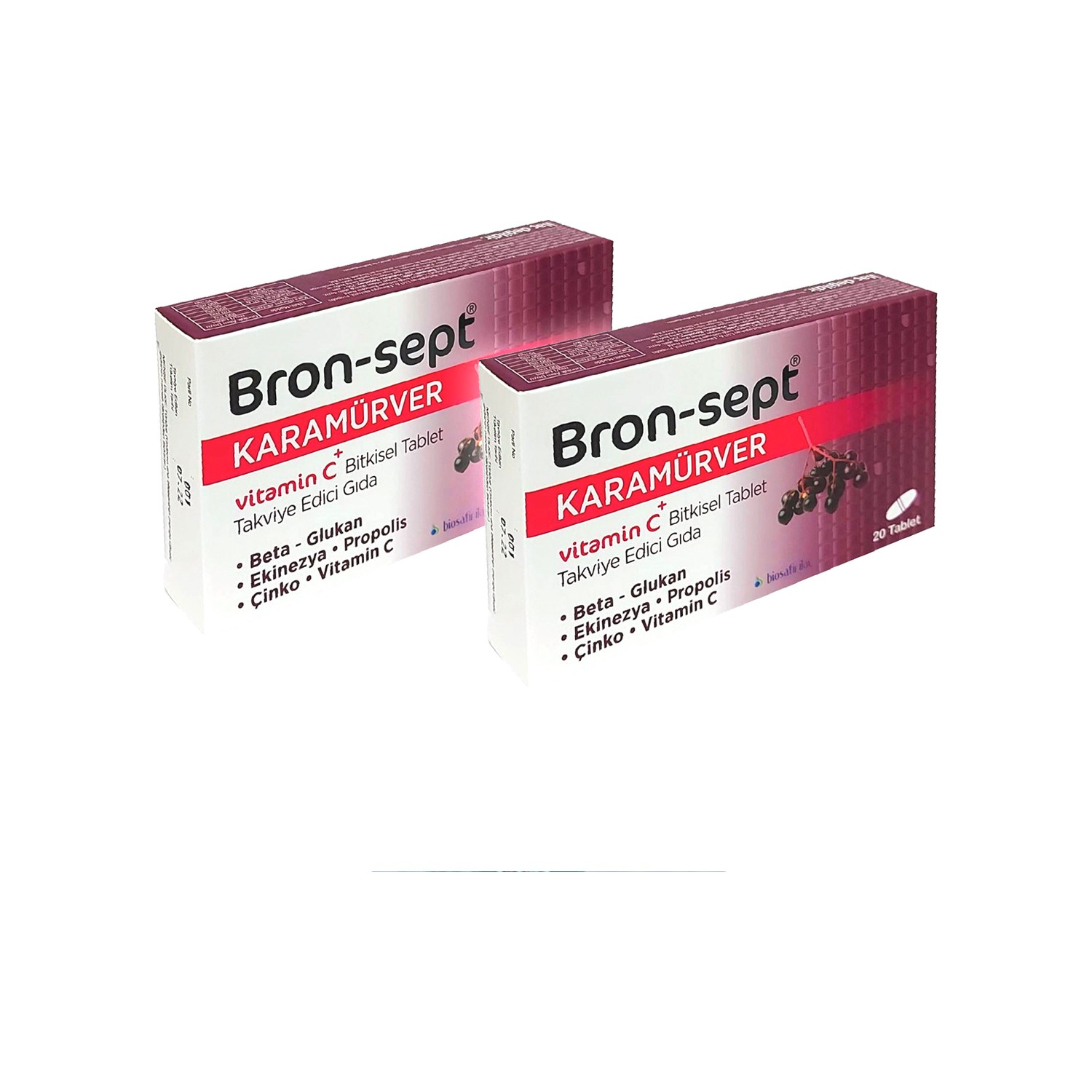 Bron-Sept Karamürver Vitamin C+ 20 Tablet x 2 Adet Fiyatı