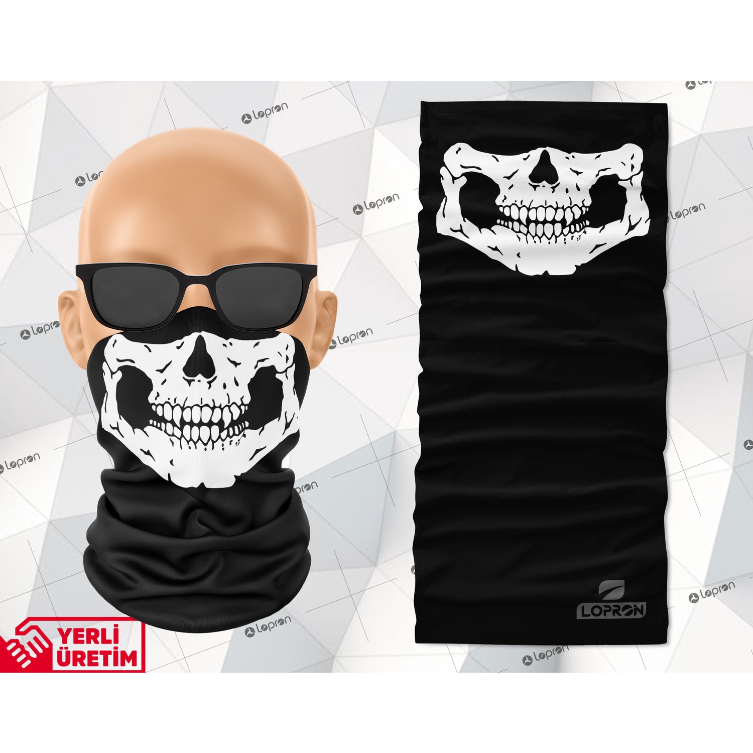 Lopron Boyun Bandana Kuru Kafa Iskelet Maske Motorcu Kar Fiyatı