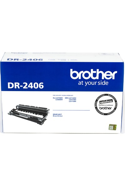 BROTHER DR-2406 Siyah Drum Ünitesi (12000 Sayfa) BROTHER DR-2406 Siyah Drum Ünitesi (12000 Sayfa)