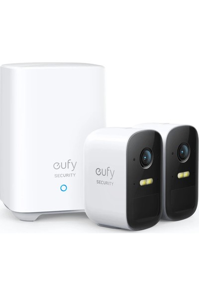 Anker Eufy Security Eufycam 2C Kablosuz Akıllı Güvenlik ve Kamera Sistemi 2 Kamera 1 Ana Ünite Kiti Anker Eufy Security Eufycam 2C Kablosuz Akıllı Güvenlik ve Kamera Sistemi 2 Kamera 1 Ana Ünite Kiti