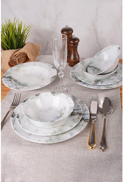 Porland Nebule 24 Parça 6 Kişilik Yemek Takımı