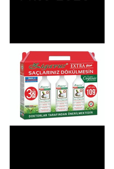 Zigavus Extra Plus Sarımsaklı Şampuan 250ML 3 Al 2 Öde