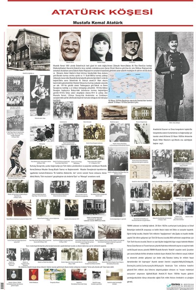 Gürbüz Yayınları Atatürk Köşesi 70 x 100 cm