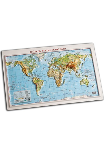 Gürbüz Yayınları Kabartma Dünya Fiziki 35 x 50 cm Gürbüz Yayınları Kabartma Dünya Fiziki 35 x 50 cm