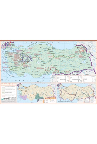 Gürbüz Yayınları Kurtuluş Savaşı 70 x 100 cm Gürbüz Yayınları Kurtuluş Savaşı 70 x 100 cm