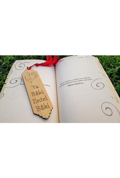 Püsküllü Kitap Ayraç - Ya Baki Entel Baki Püsküllü Kitap Ayraç - Ya Baki Entel Baki