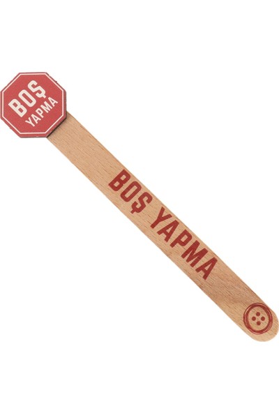 Çetin Boş Yapma Tasarım Ahşap Kitap Ayracı