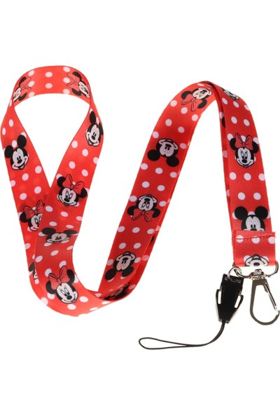 Çetin Fare Kırmızı Boyun Askı İpi