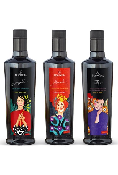 NovaVera Erken Hasat Ege Lezzetleri Koleksiyonu 3 x 500 ml NovaVera Erken Hasat Ege Lezzetleri Koleksiyonu 3 x 500 ml
