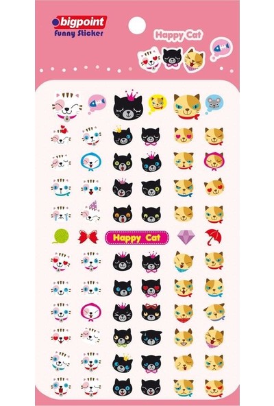 Bigpoint Sticker Happy Cat Bigpoint Sticker Happy Cat