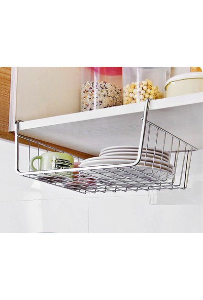 Eslight Dolap Içi Çelik Sepet Raf Düzenleyici Eslight Dolap Içi Çelik Sepet Raf Düzenleyici