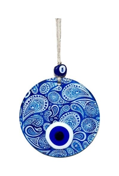 Uzman Damla Desenli Füzyon Cam ve Nazarlık Duvar Süsü Uzman Damla Desenli Füzyon Cam ve Nazarlık Duvar Süsü