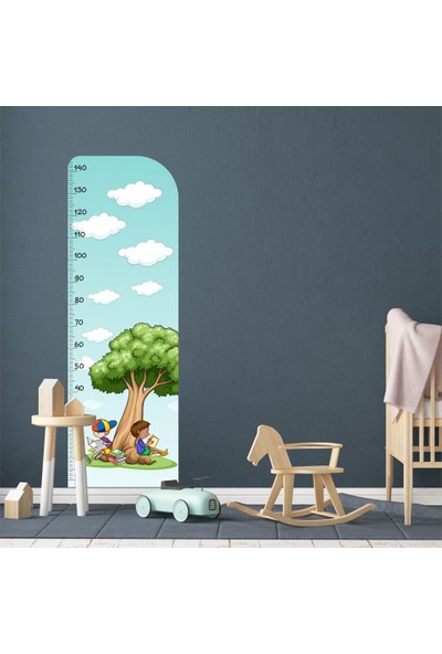 Tugibu Çocuk Bebek Odası Boy Ölçer Duvar Sticker Kreş Anaokulu - BS18